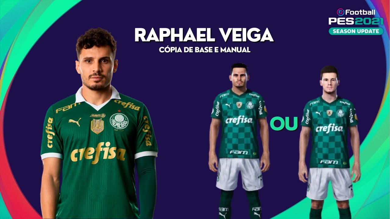 Raphael Veiga - Cópia de base e Manual - PES 2021 - YouTube