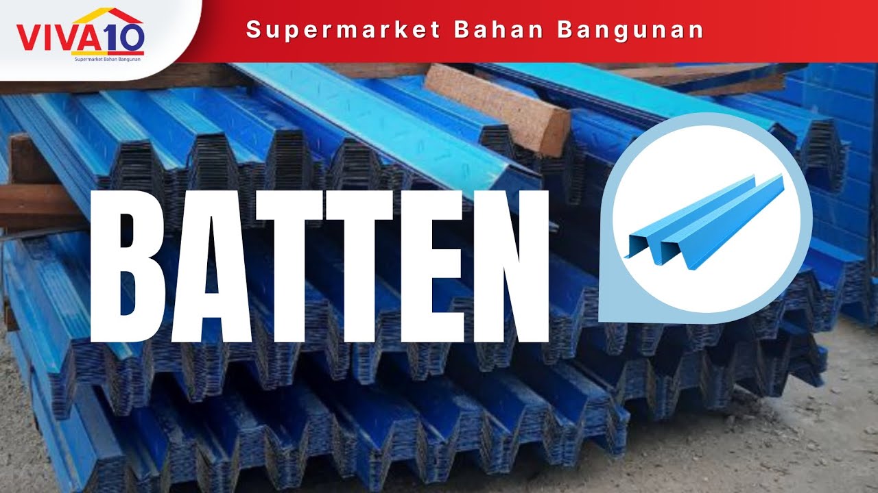 Batten B121 (Blue) Viva Hardware - YouTube