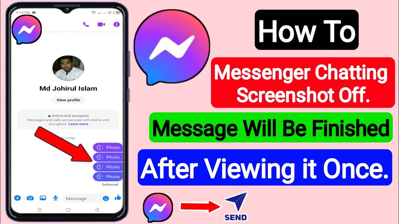 How To Messenger Chatting Screenshot Off . Message Will Be Finished ...