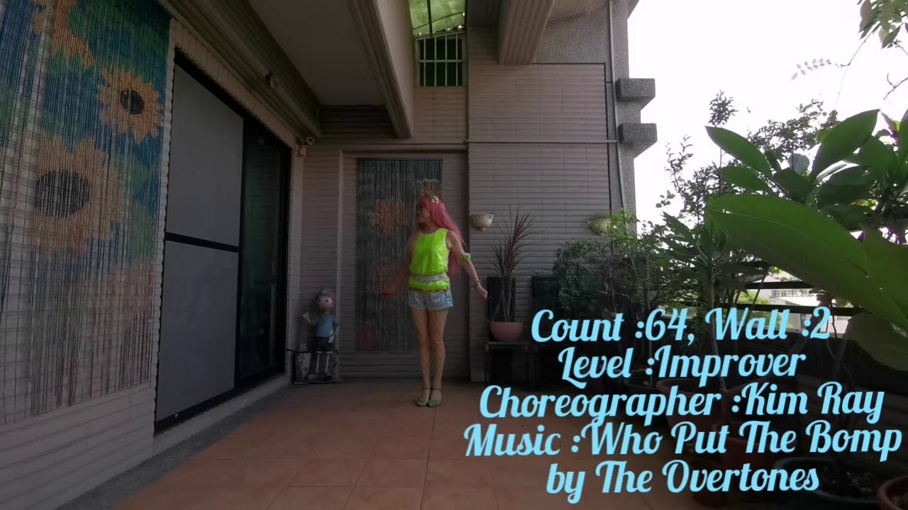 The Bomp - Line Dance (by Kim Ray) Improver - YouTube