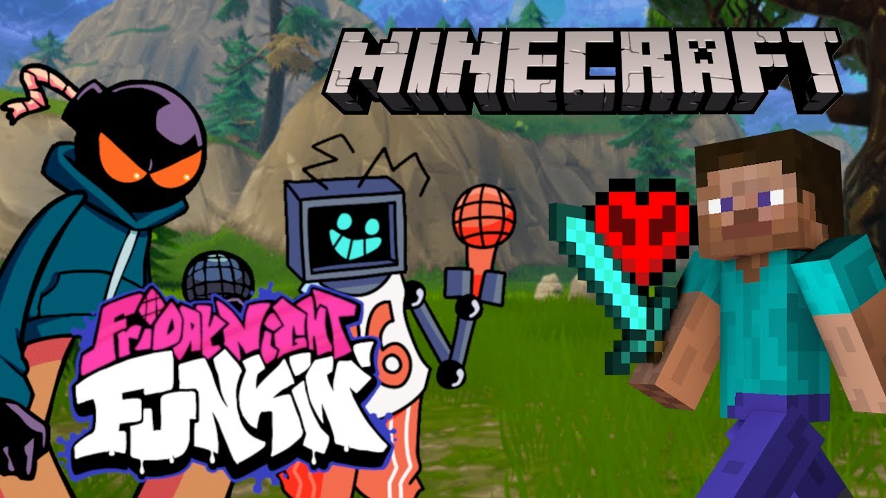 playing some modded fnf + hardcore minecraft - VOD - YouTube