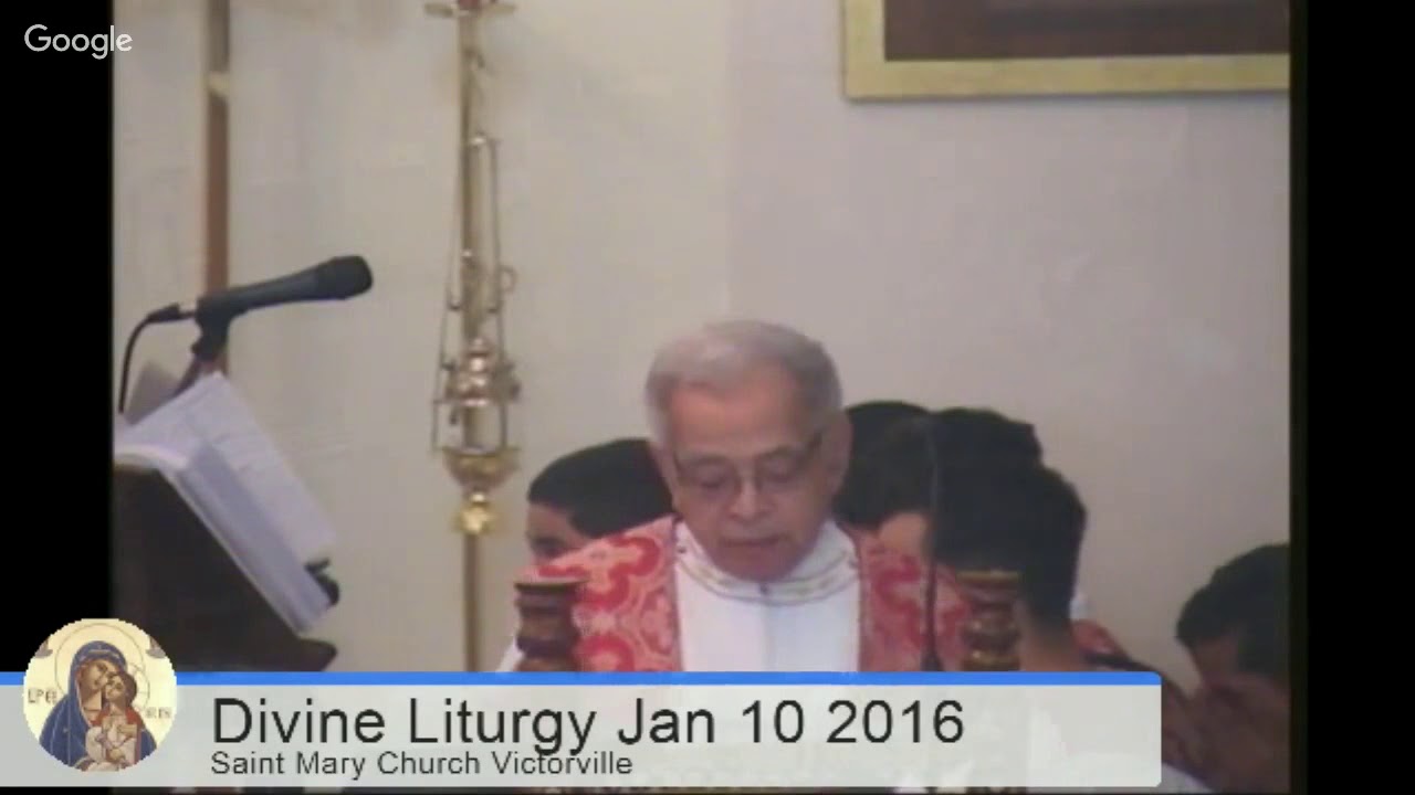 The Divine Liturgy - H. G. Bishop Serapion and Mr. Milad Matta January ...