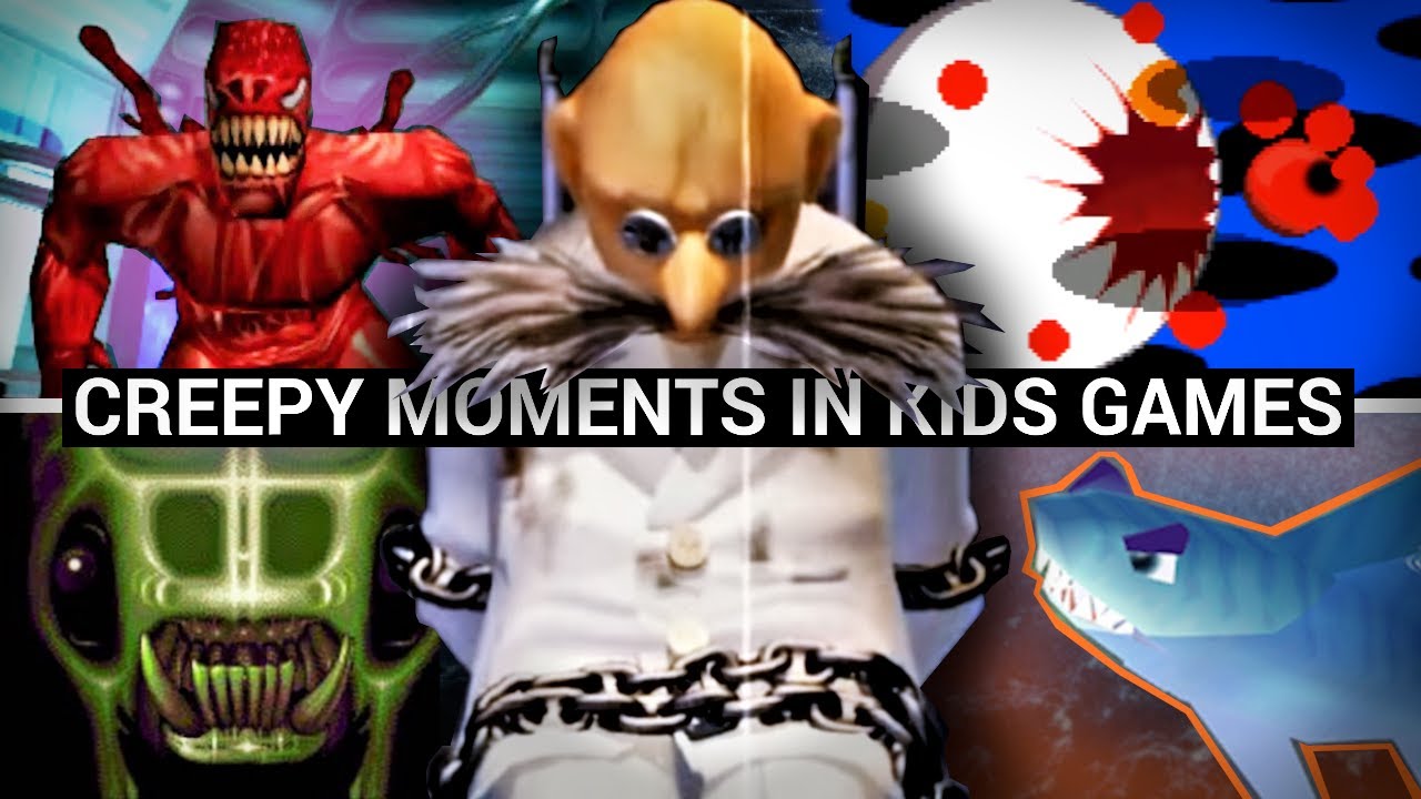 15 Oddly Creepy Moments in Kids Video Games - YouTube