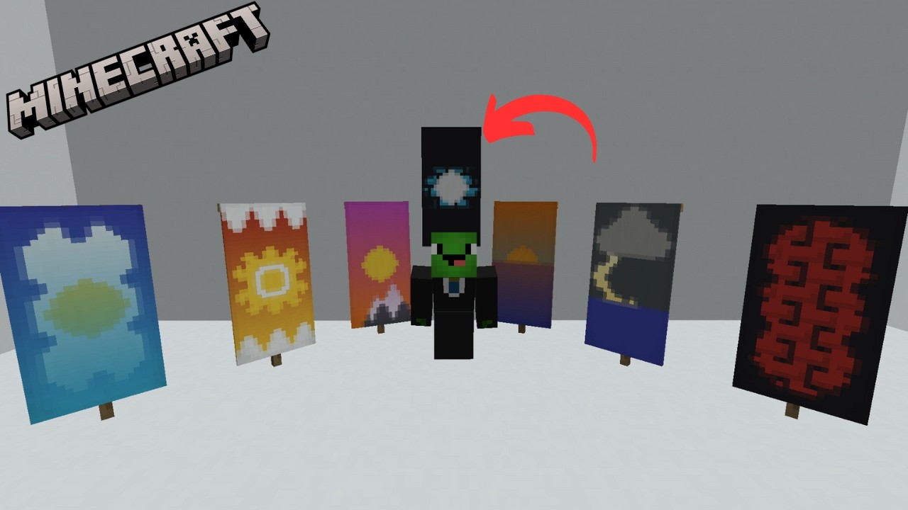 Minecraft Players Will LOVE These Amazing Custom Banner Designs - YouTube