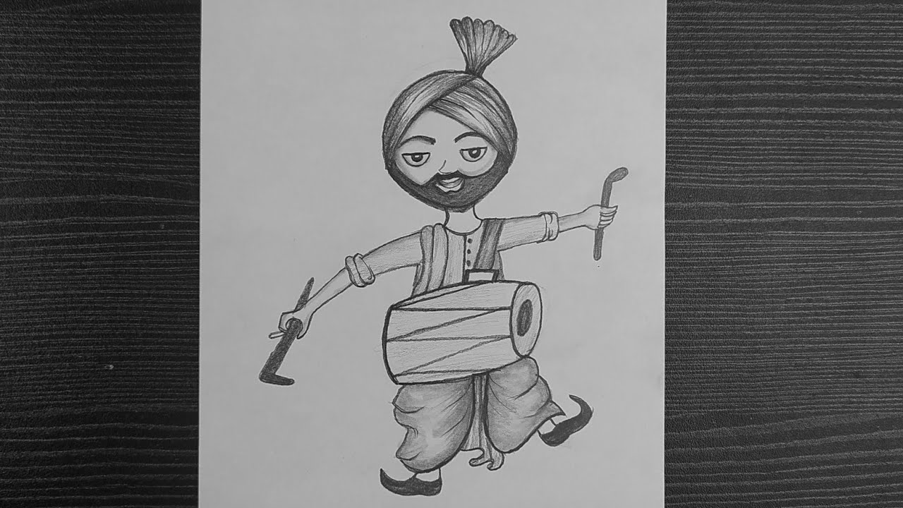 Baisakhi Festival Drawing // Drawing on Baisakhi Festival // Vaisakhi ...