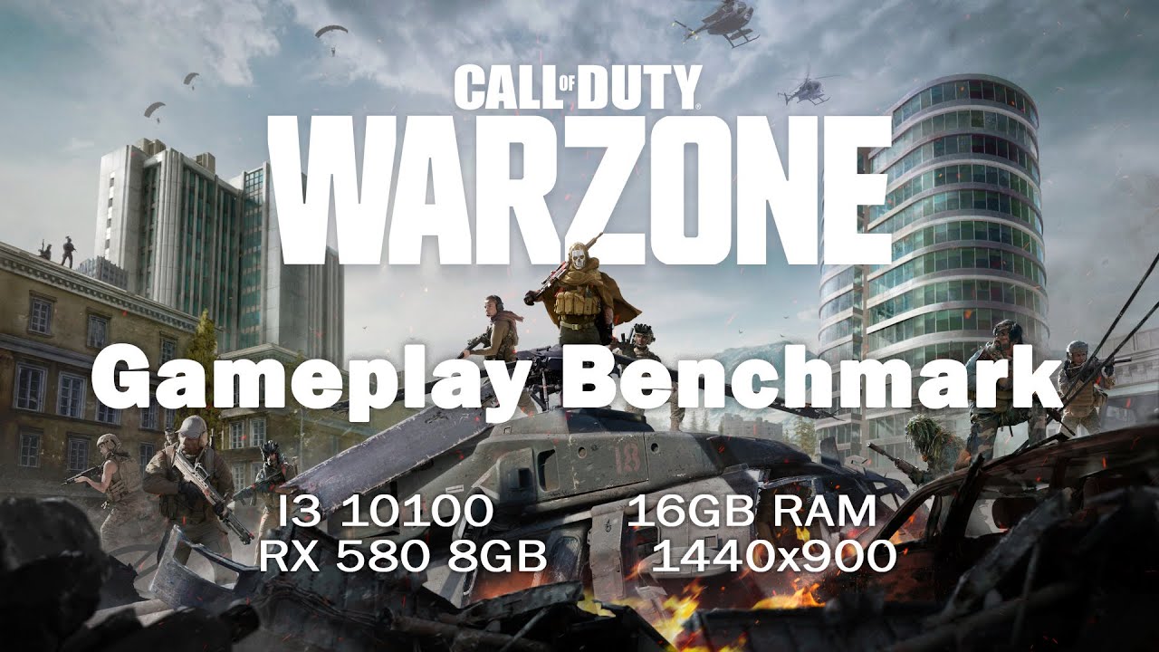 Call of Duty Warzone Gameplay Benchmark (Squads) | i3 10100 RX580 16GB ...