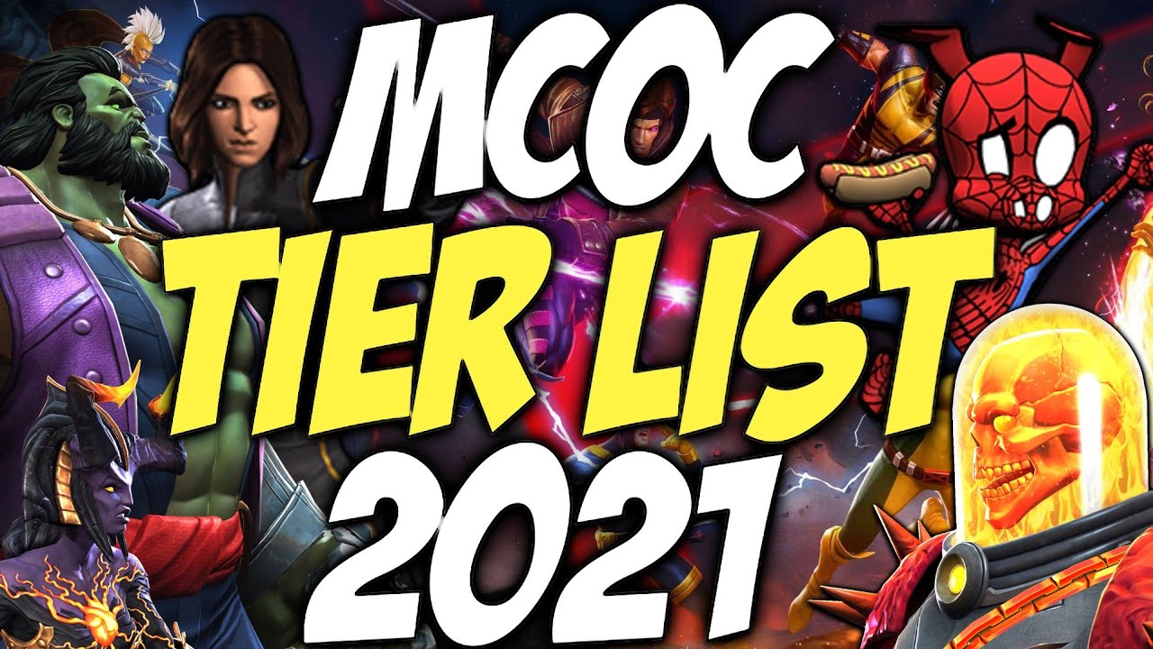 MCOC Tier List 2021 | Best Champions In Marvel Contest Of Champions ...