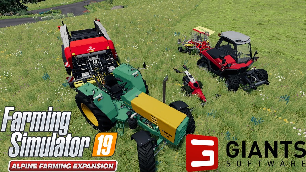 FS19! Trying Out The New Farm! Push Mower Action! Day 2! - YouTube