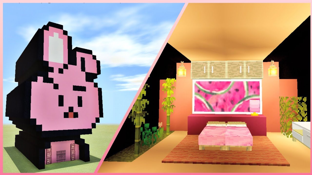 MINECRAFT: BT21 COOKY HOUSE🌴 - YouTube