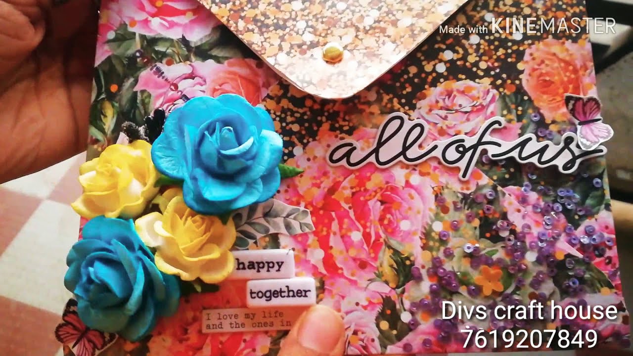 Pop up birthday gift in envelope - YouTube