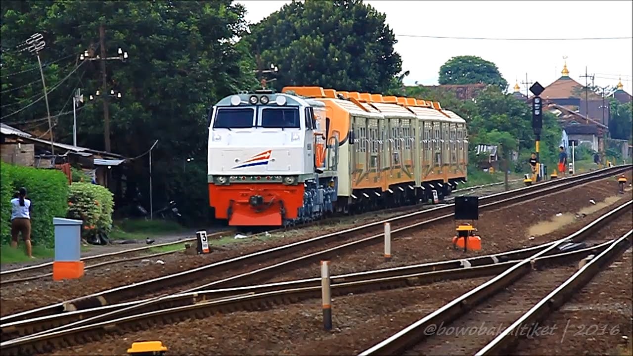 BERJALAN PERLAHAN Arjuno Ekspres Ditarik CC203 | Kereta Api - YouTube