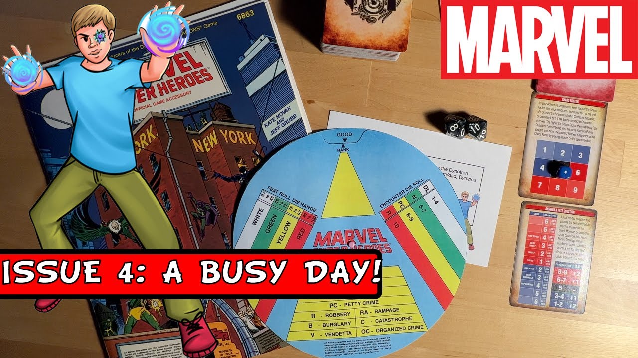 Ice Maker 4 - TSR Marvel Comics Super Heroes RPG Basic Revised | Mythic ...