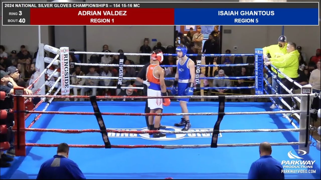 Isaiah Ghantous Vs Adrian Valdez , 154 Lb , junior male national silver ...