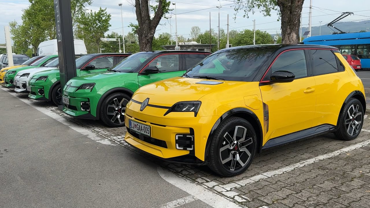 New RENAULT 5 2025 - different SPECS & COLORS (Techno & Iconic trims ...