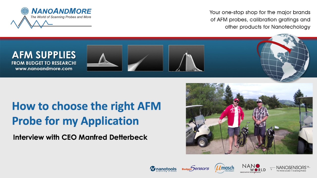 How to choose your AFM probe | Interview by NanoAndMore - YouTube