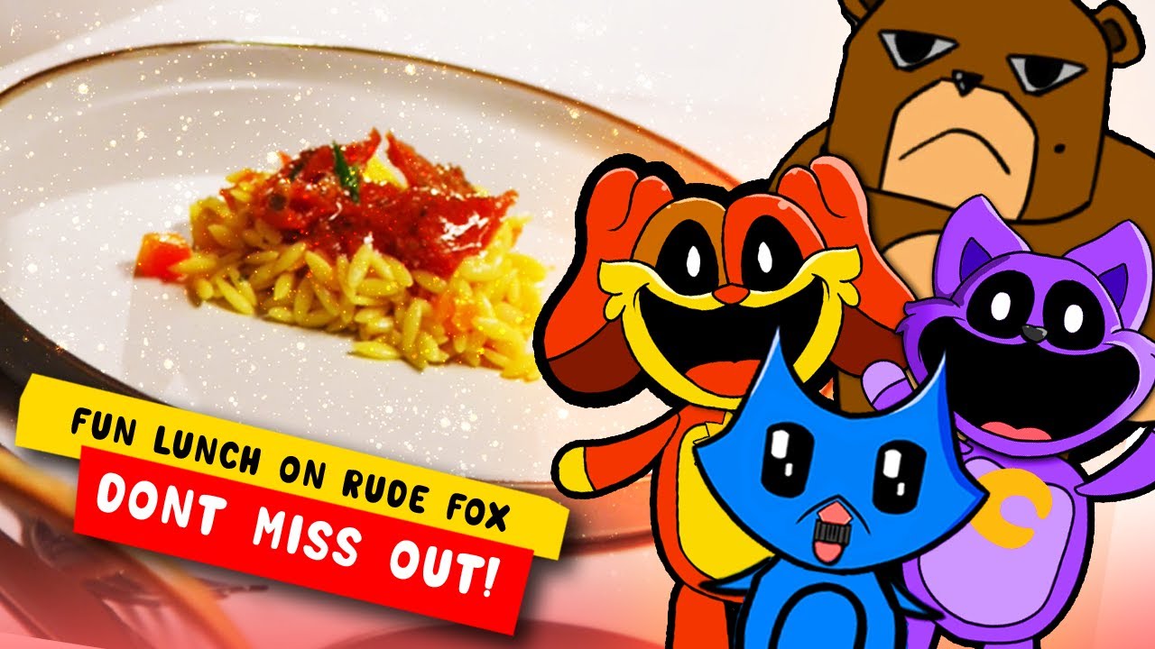 🥞Rude Fox, Gruff Bear, Catnap and Dogday Turn Food into Art – Epic ...