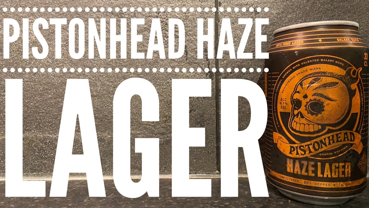Aldi Pistonhead Haze Lager Review By Brutal Brewing Company | Aldi ...