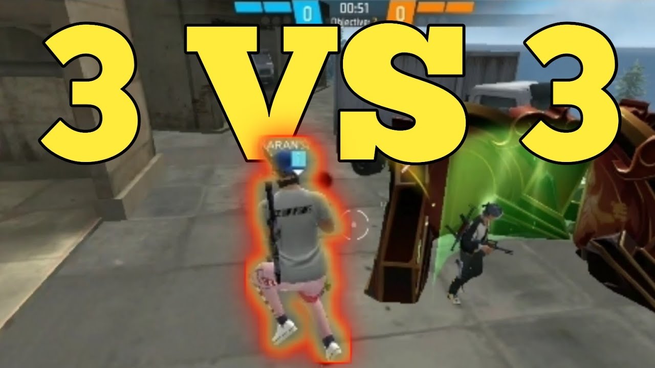 free fire 3 Vs 3 obsessed with me💀 - YouTube