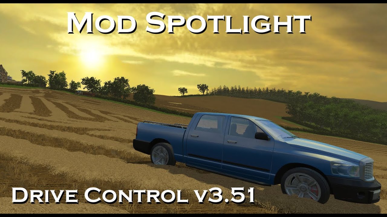 #FS15 Mod Spotlight Drive Control v3.51 by Upsidedown - YouTube