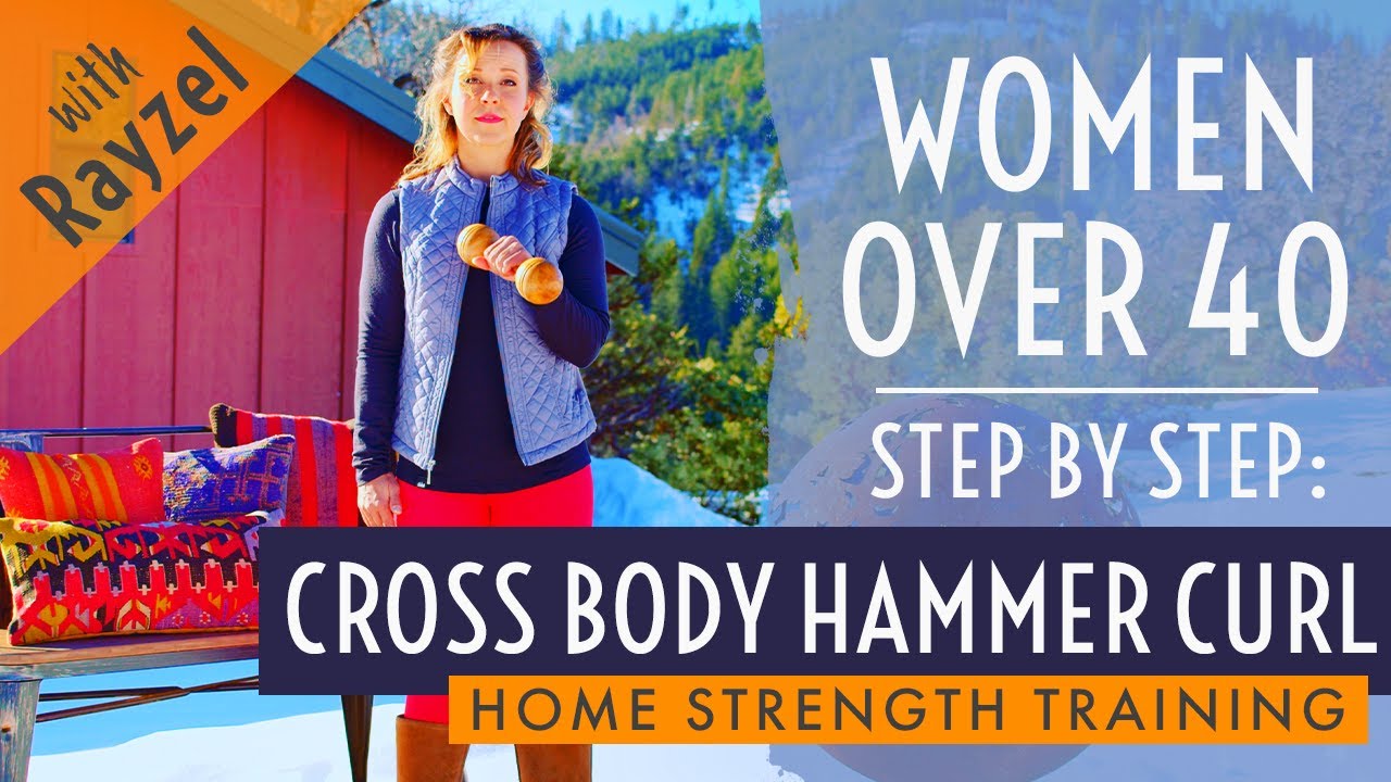 Dumbbell Cross Body Hammer Curl - Proper Form | Women's Over 40 Home ...