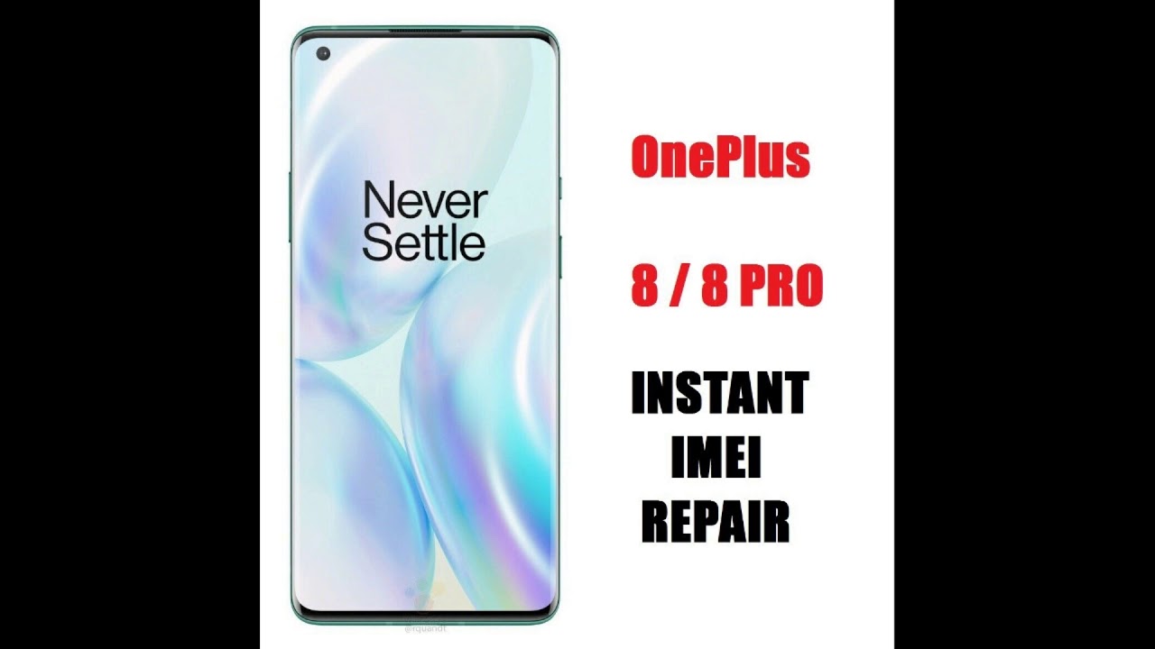 ALL OnePlus 5, 6, 7, 8, 9, T PRO IMEI Repair Service Instant - YouTube