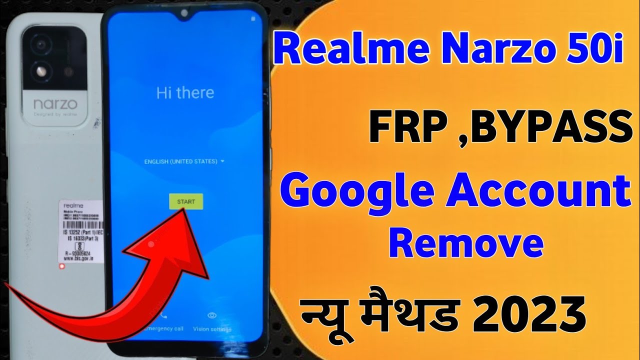 Realme narzo 50i frp bypass | realme rmx3235 frp bypass | realme narzo ...