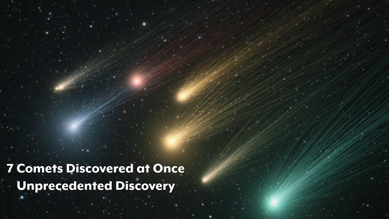 7 Comets Discovered at Once — Dark Comets + 3I/ATLAS Interstellar ...