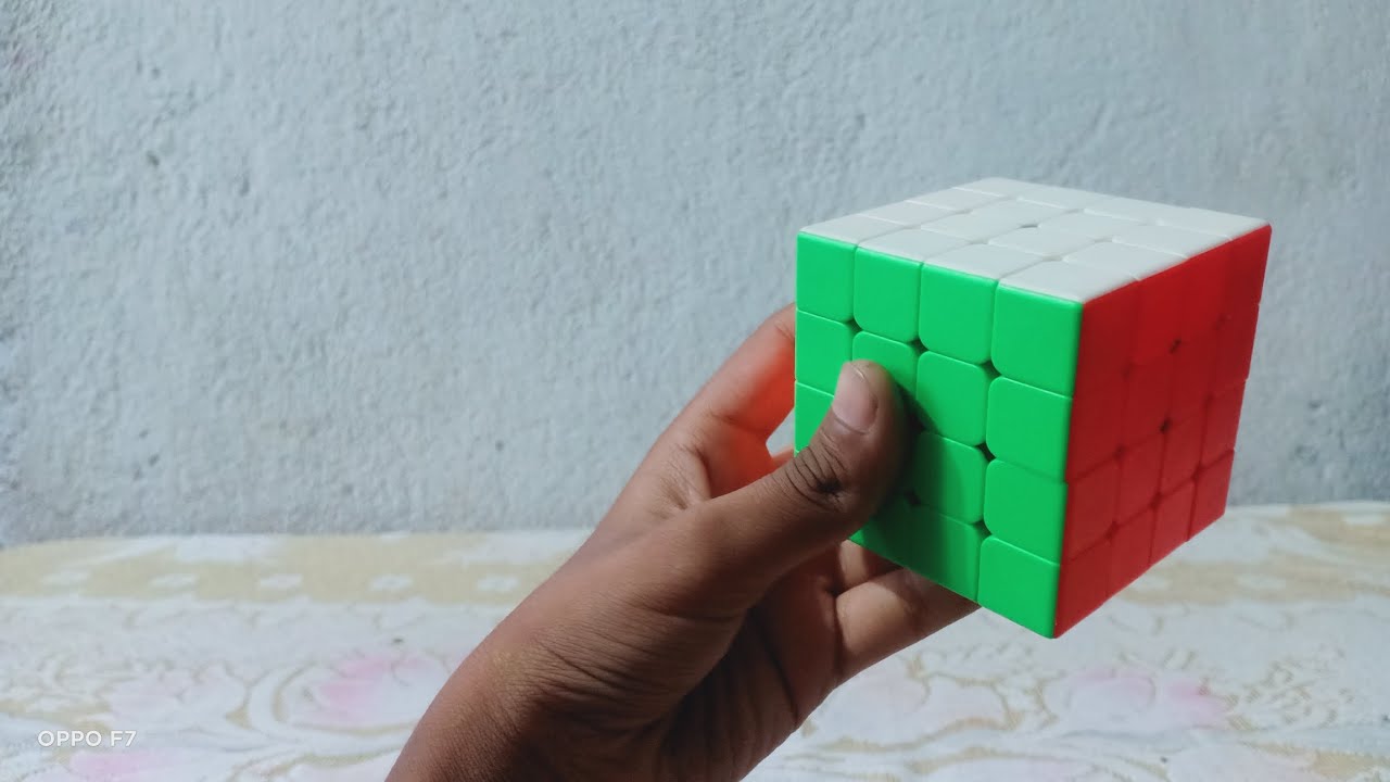 The amazing pattern on Rubik's cube 4x4 step by step #viral #video ...