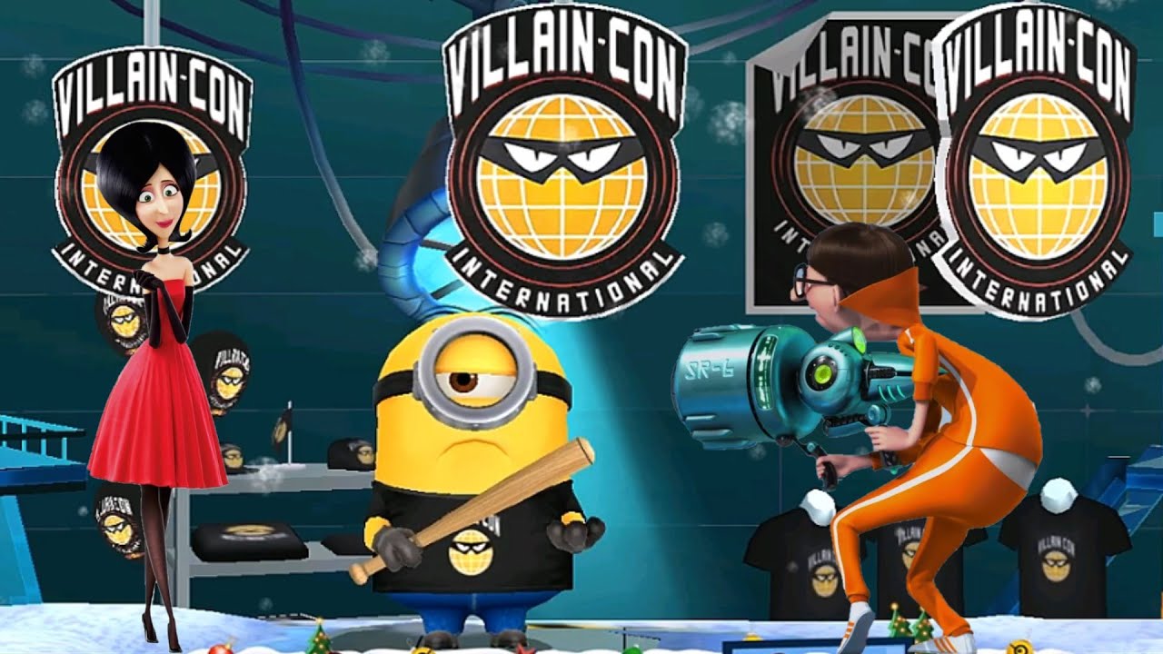 Despicable me Minion rush Villain Con Boss Rush Vector El Macho Battle ...