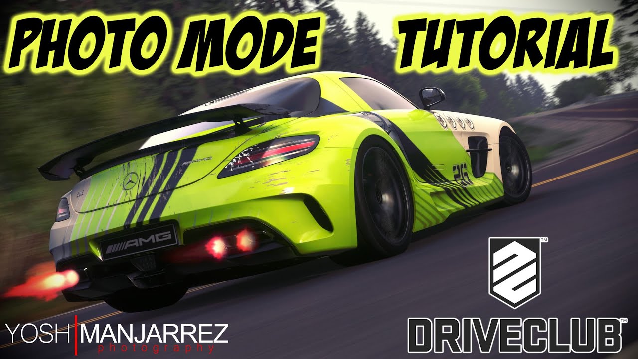 Driveclub - Photo mode (Settings and Tutorial) - YouTube