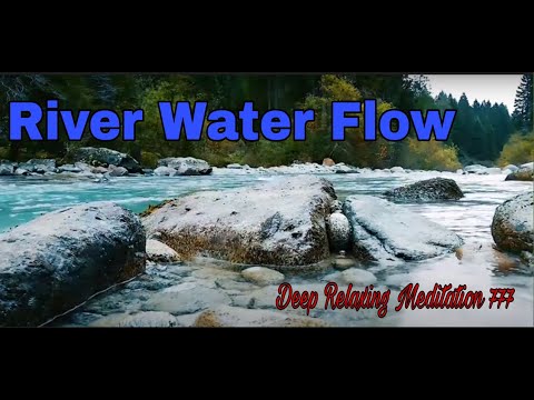Beautiful River water sound for relaxing | Water flow sound | River ...