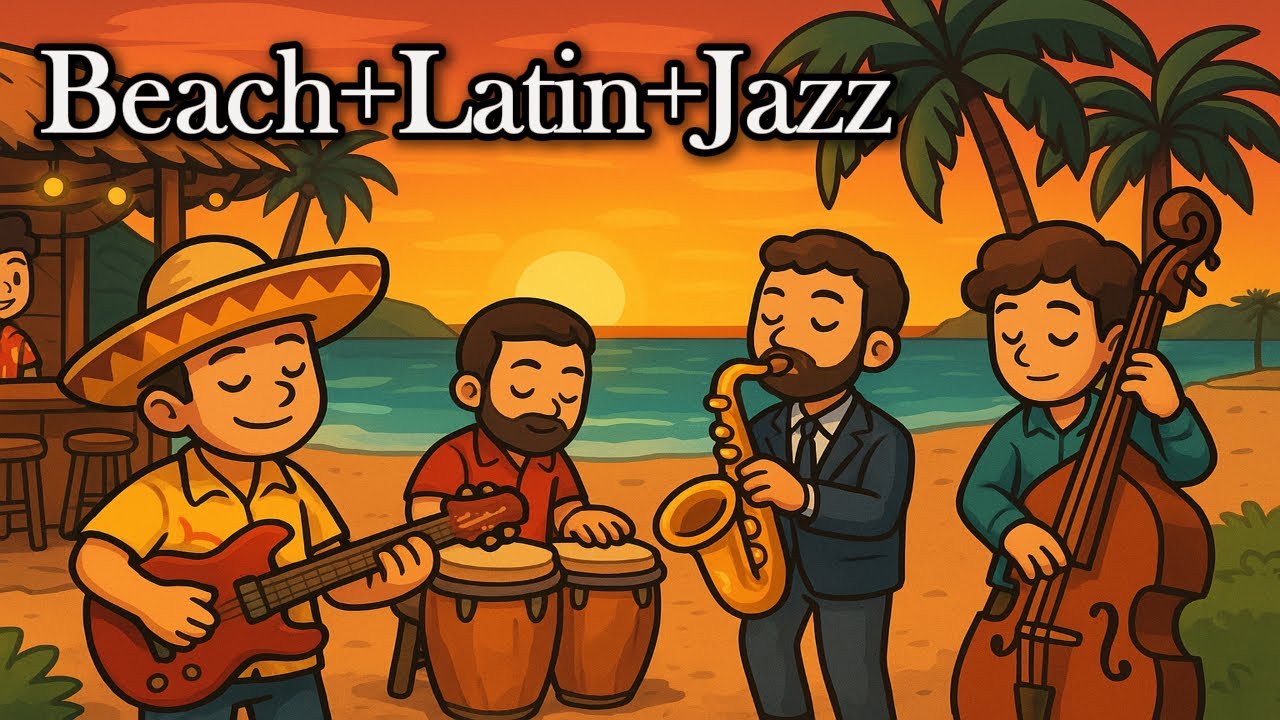 Beach Latin Jazz 🏖️ Smooth Fusion Jazz - YouTube