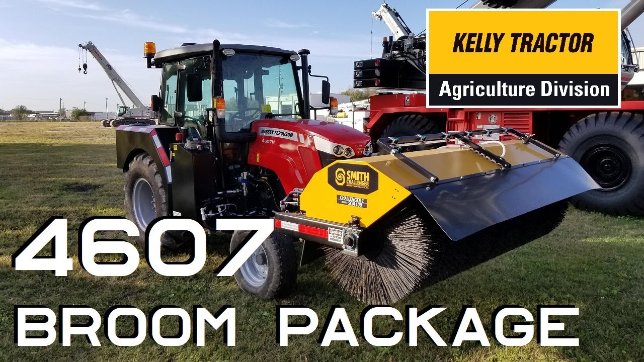 Massey Ferguson - 4607 Broom Package - YouTube
