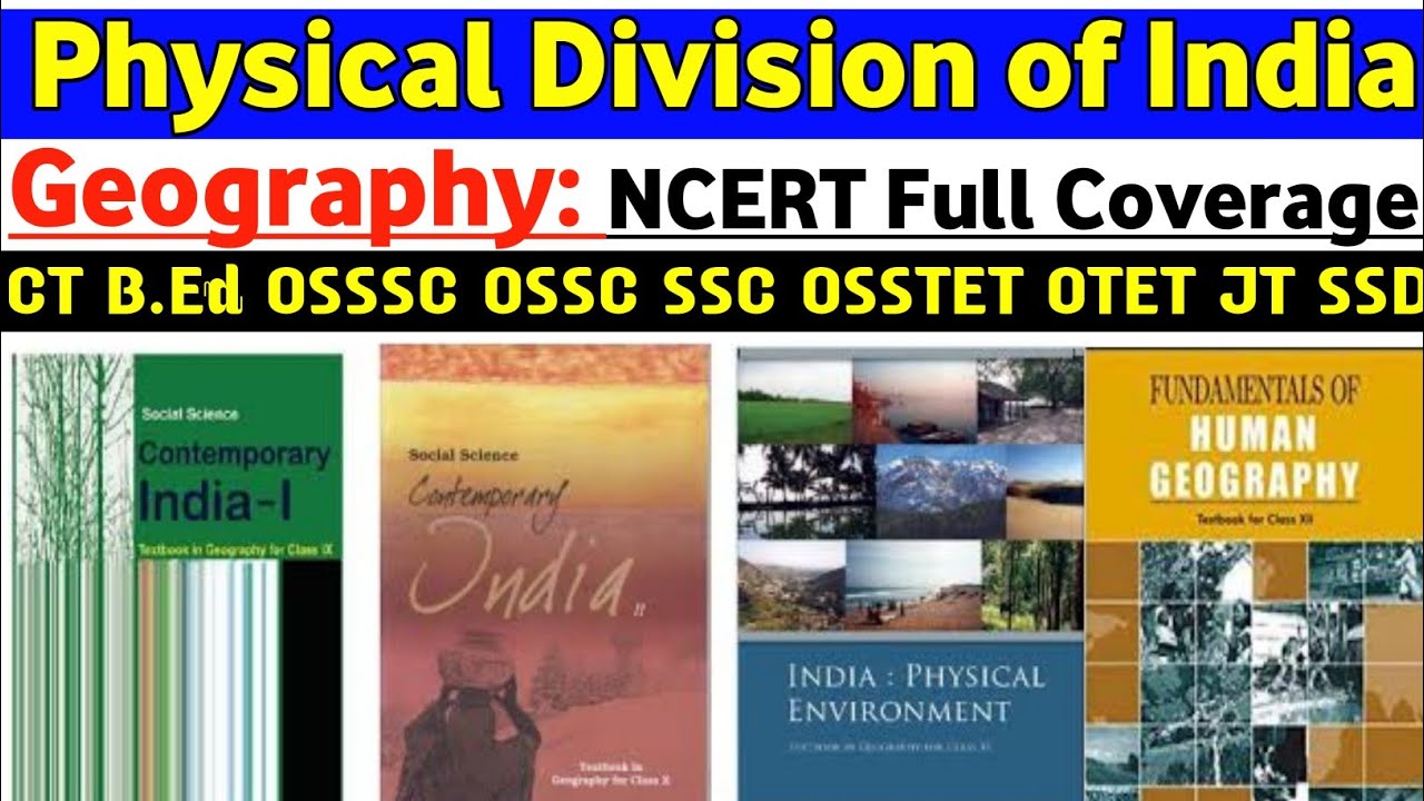 Physical Division of india : Geography NCERT Full Coverage - YouTube
