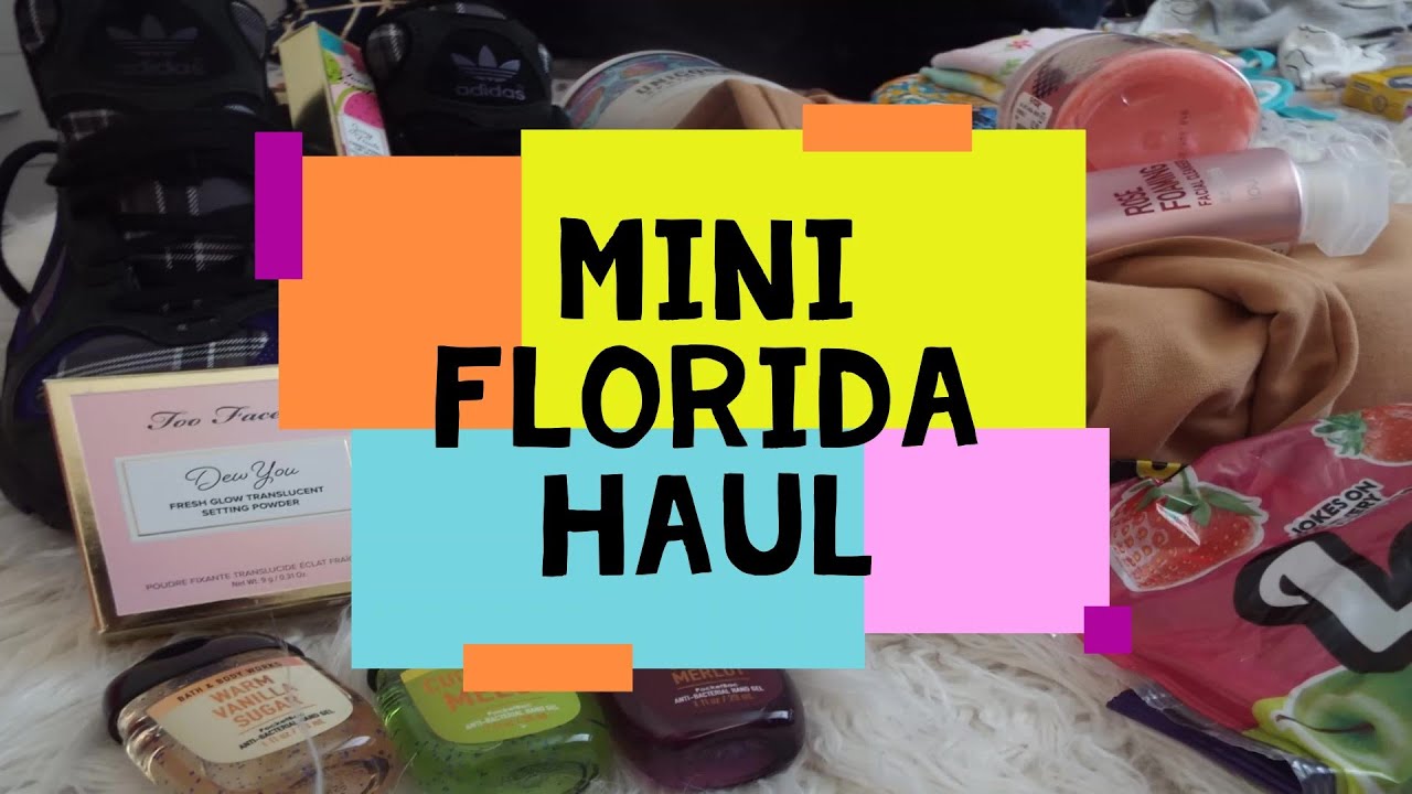 Mini Florida Haul - YouTube