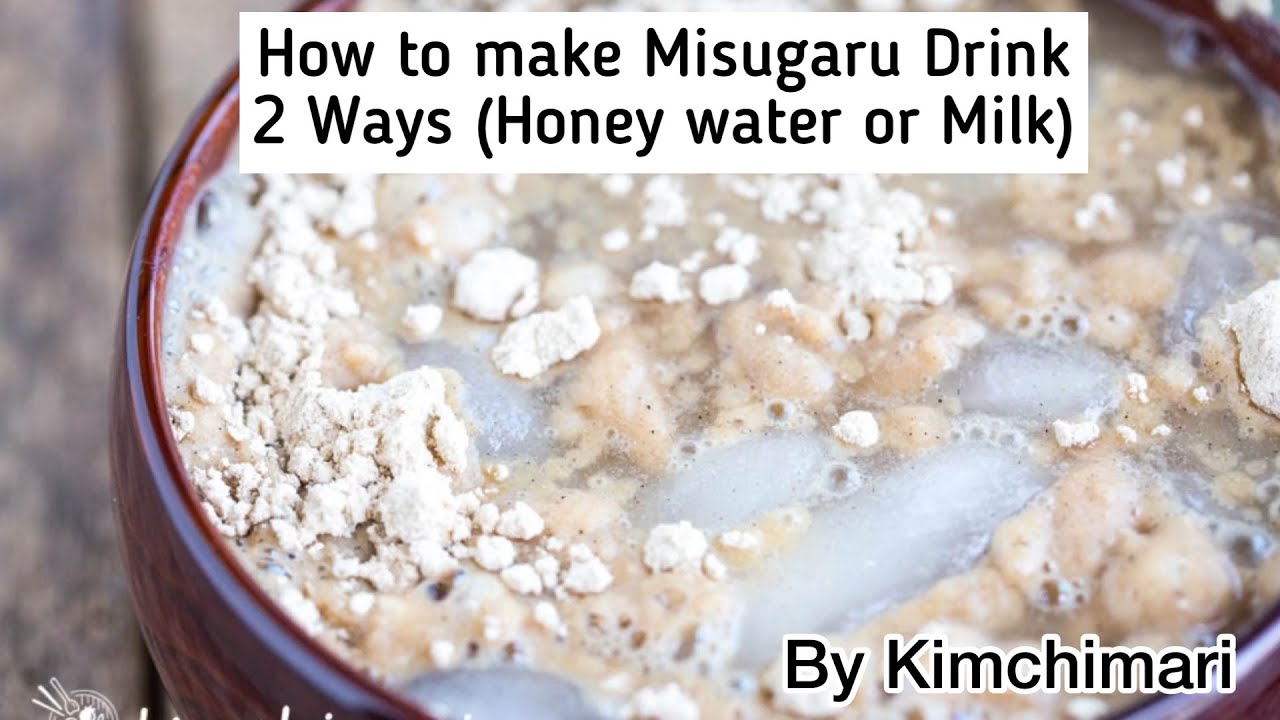 How to make Korean Misugaru Drink - YouTube