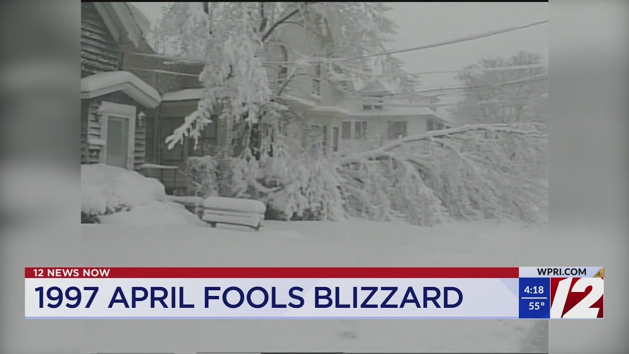Looking Back: April fools blizzard of 1997 - YouTube