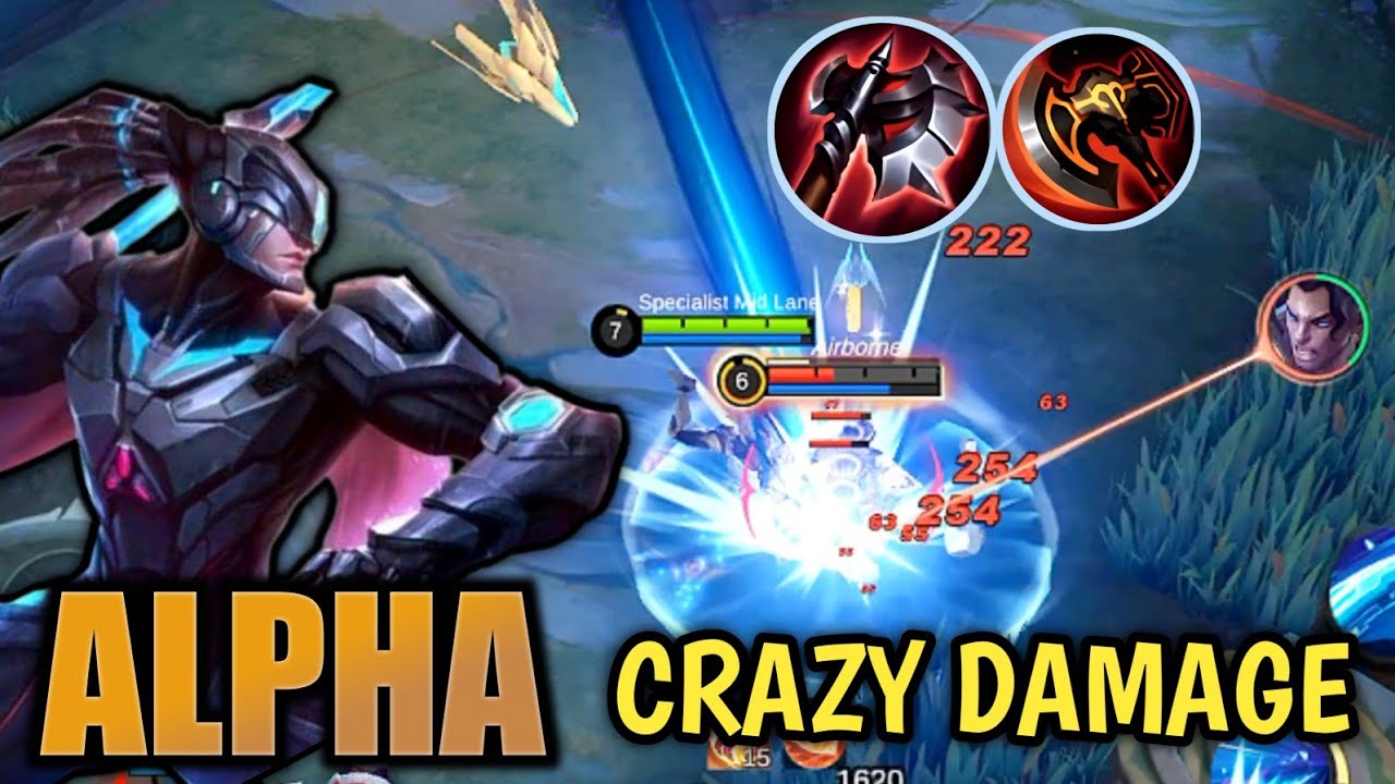 Damage Gila - Alpha Best Build Top Global ~ MLBB - YouTube