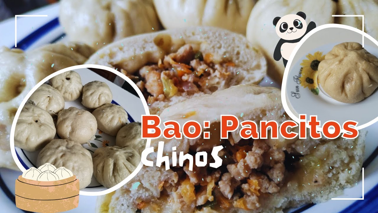 COMO HACER PANCITOS CHINOS AL VAPOR, BAO RELLENOS DE CARNE| EL SALVADOR ...