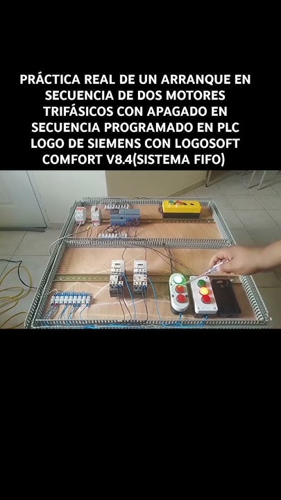 ARRANQUE EN SECUENCIA DE DOS MOTORES TRIFÁSICOS CON APAGADO EN SECUENCIA PROGRAMADO(SISTEMA FIFO ...