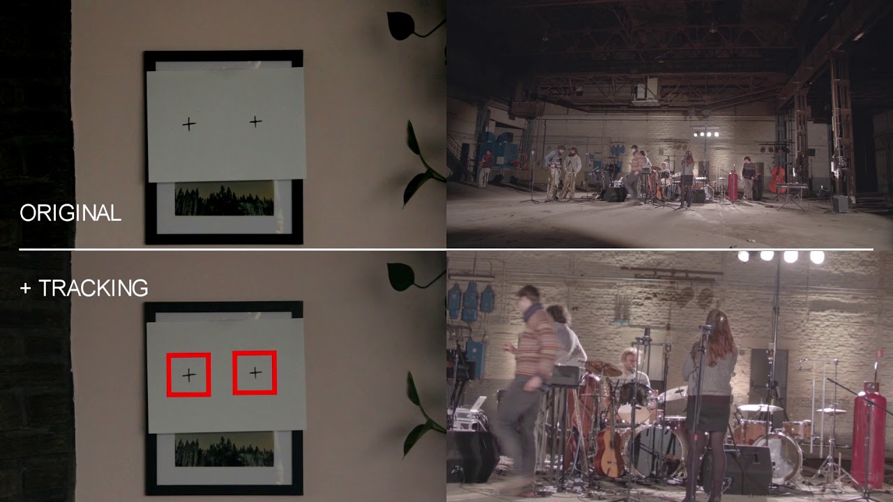 Motion Tracking applied on static shot. - YouTube