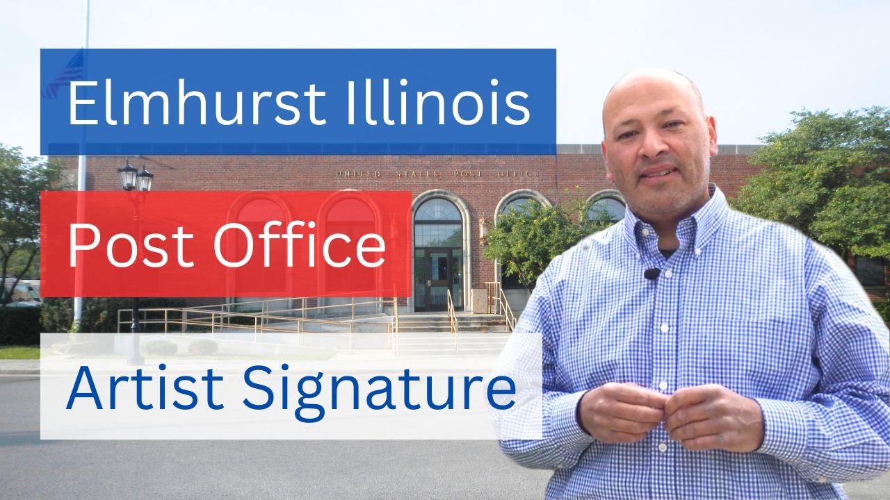 Elmhurst Illinois Post Office Building and Mural. - YouTube