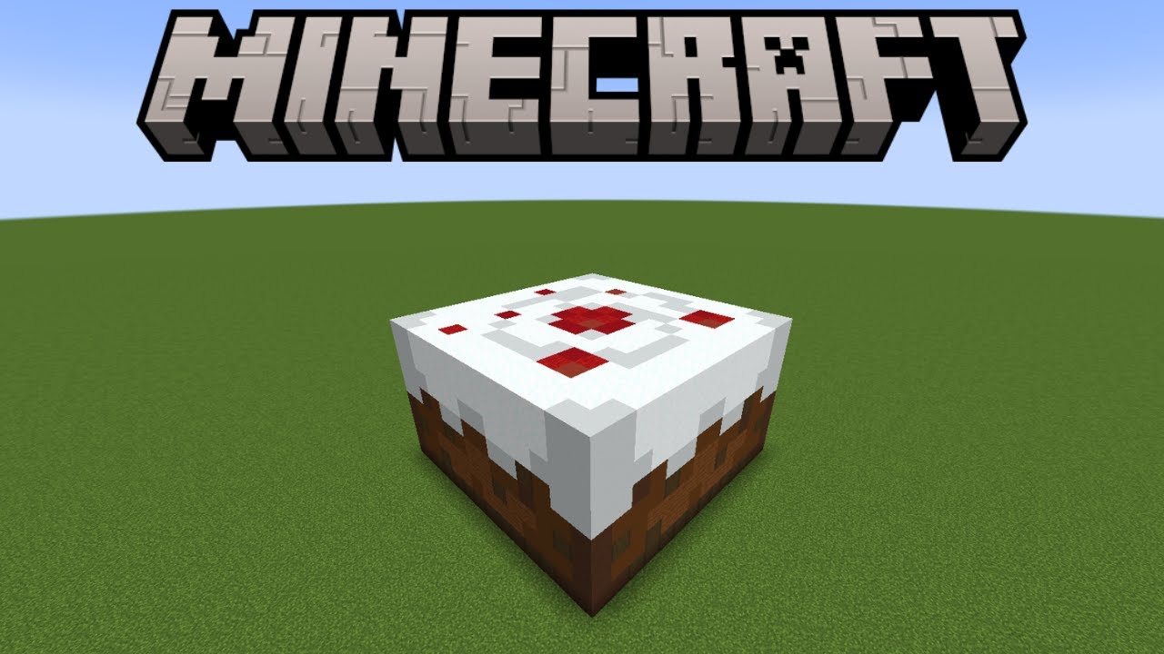 How To Build Giant Cake In Minecraft - YouTube