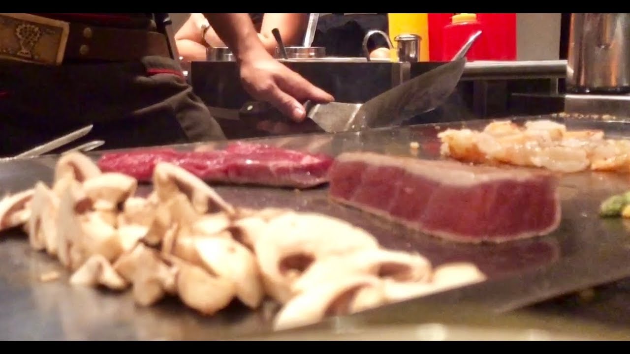 €100 Steak Dinner - Tuna & Rib Eye live cooking in Bratislava ...