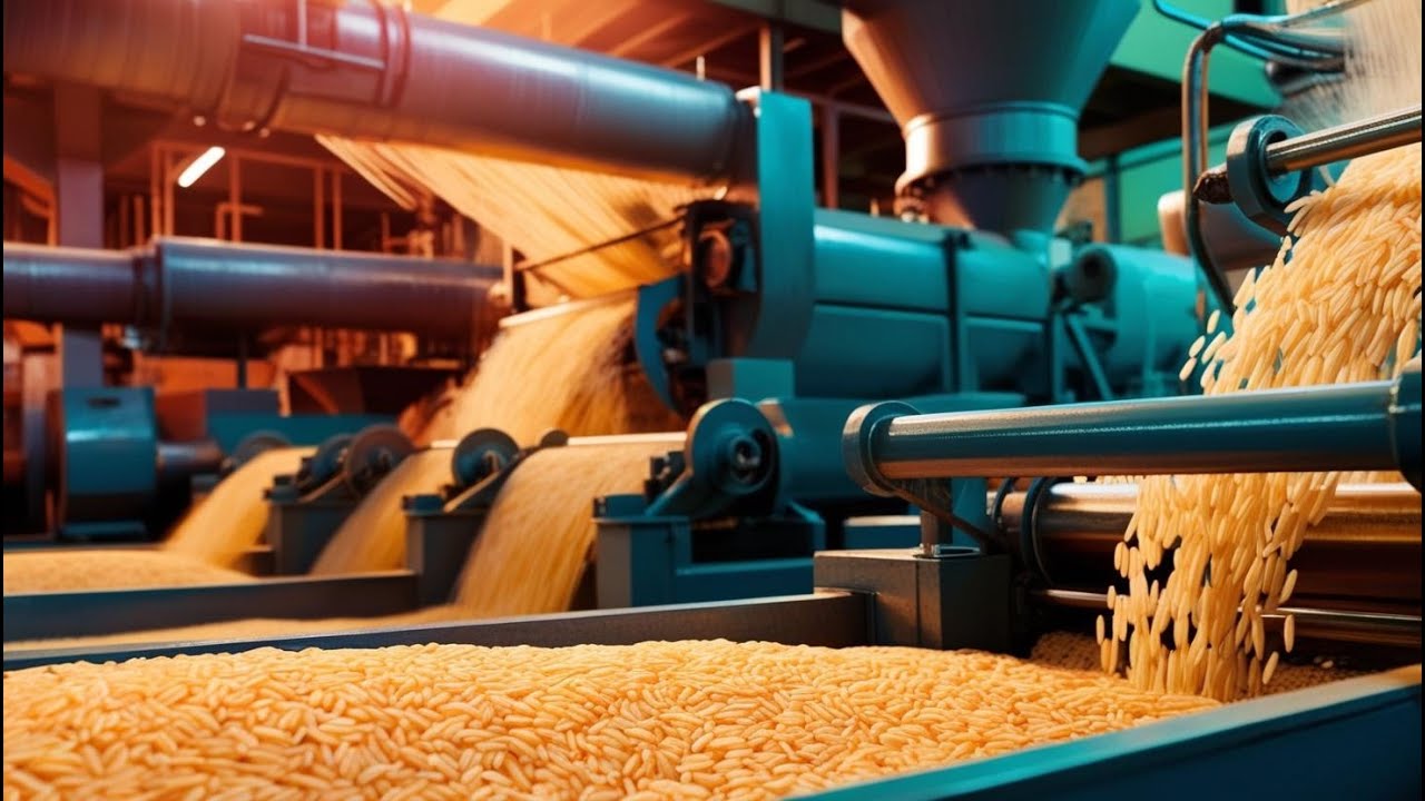 Inside the Factory That Produces Millions of Grains of Rice - YouTube
