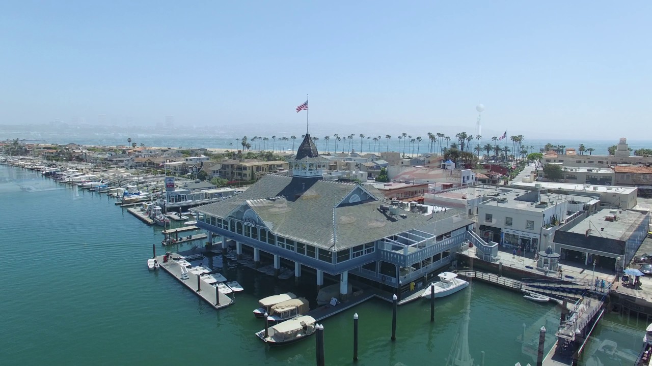 Balboa Pavilion - Aerial View - Phantom 3 Professional - YouTube