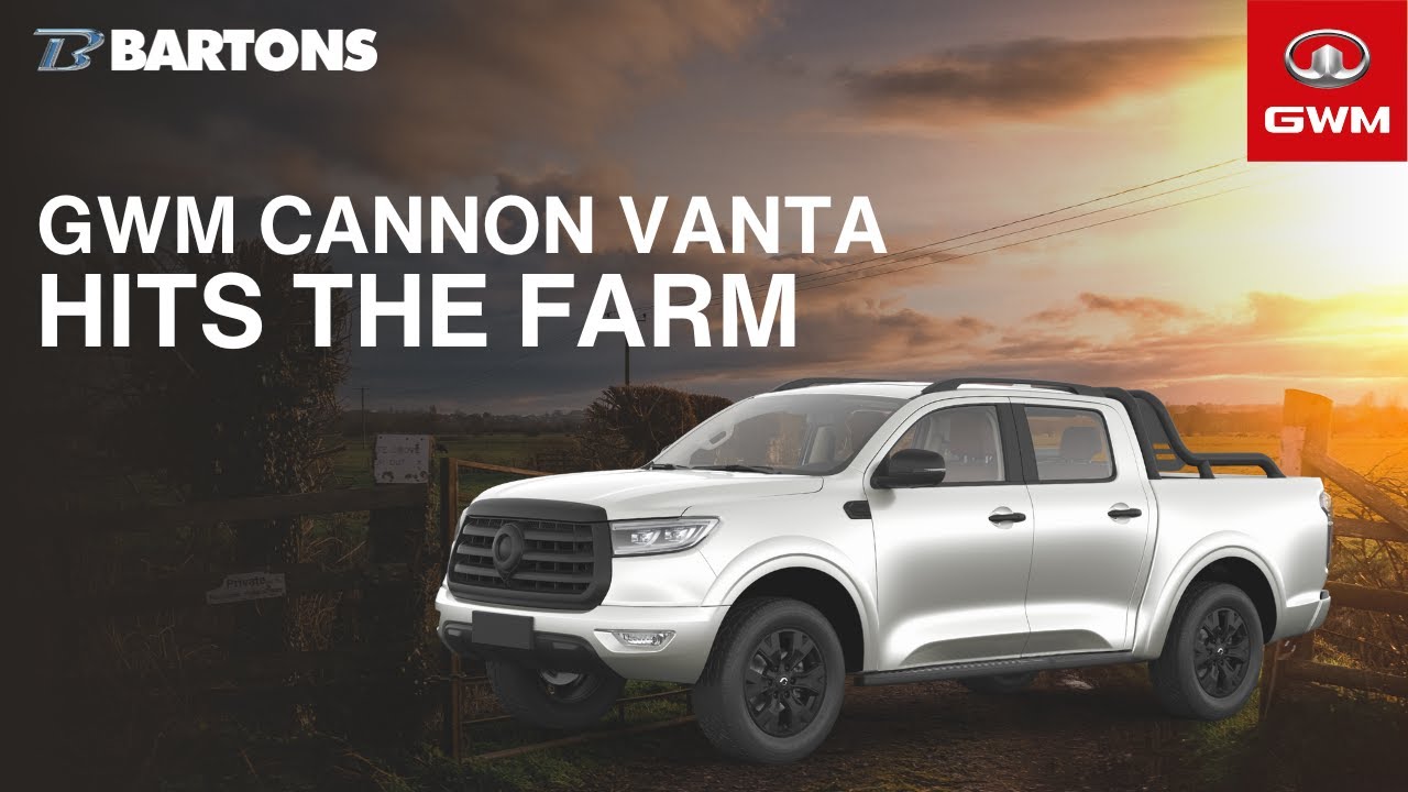 GWM CANNON VANTA HITS THE FARM 🌾 - YouTube