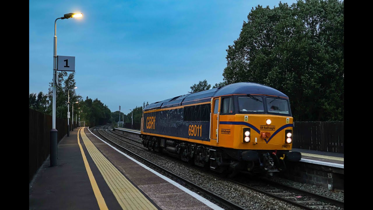 Nearly Bowled Capturing 69011 At Alfreton. Plus Freight And Passenger ...