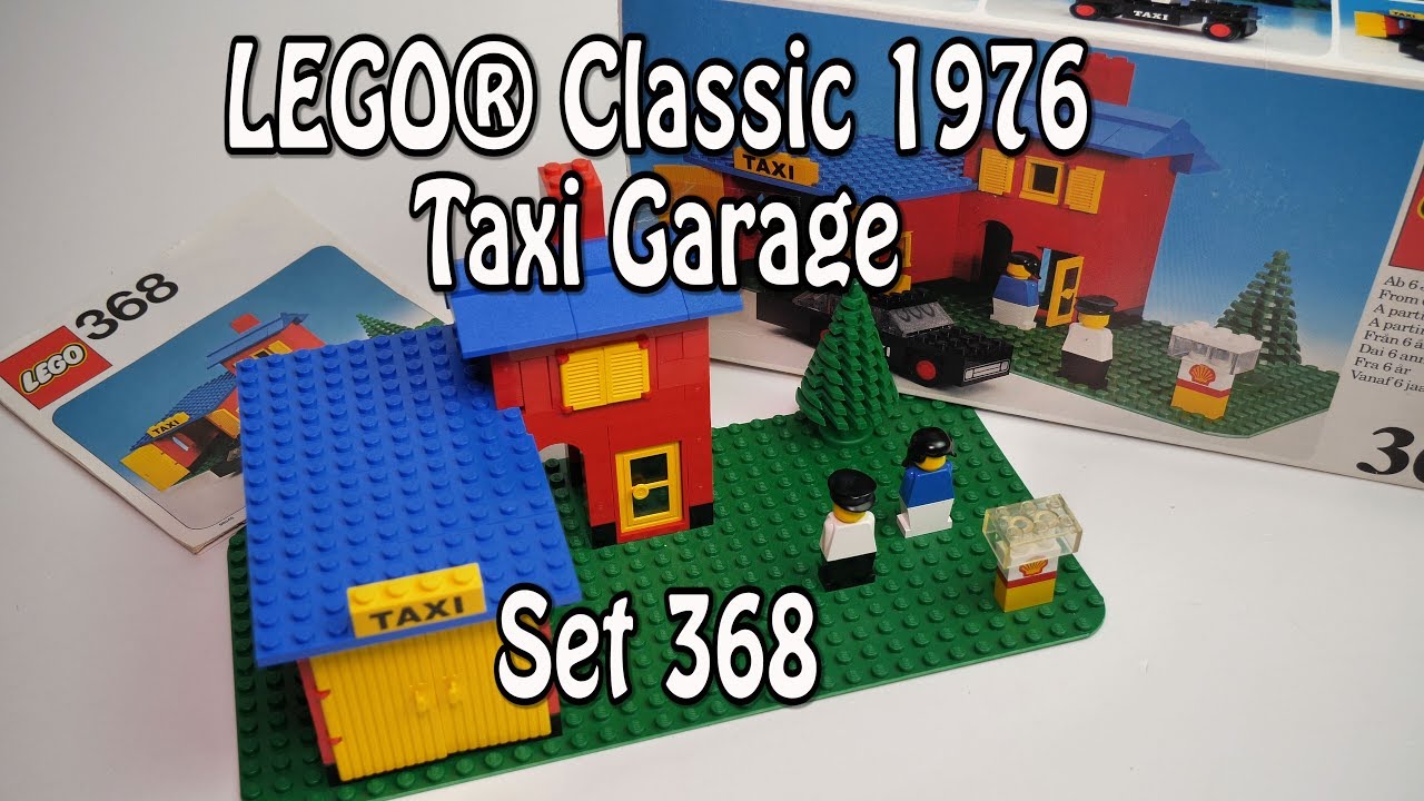 LEGO von 1976: Set 368 - Taxi Garage - YouTube