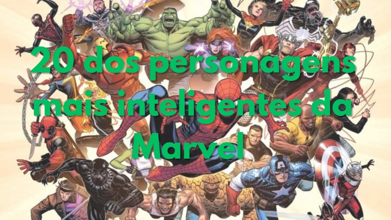 🐱‍🏍conheça 20 dos personagens mais inteligentes da Marvel - YouTube
